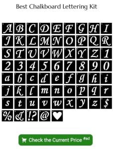 15 Chalkboard Lettering Ideas: Step-by-Step Tutorial