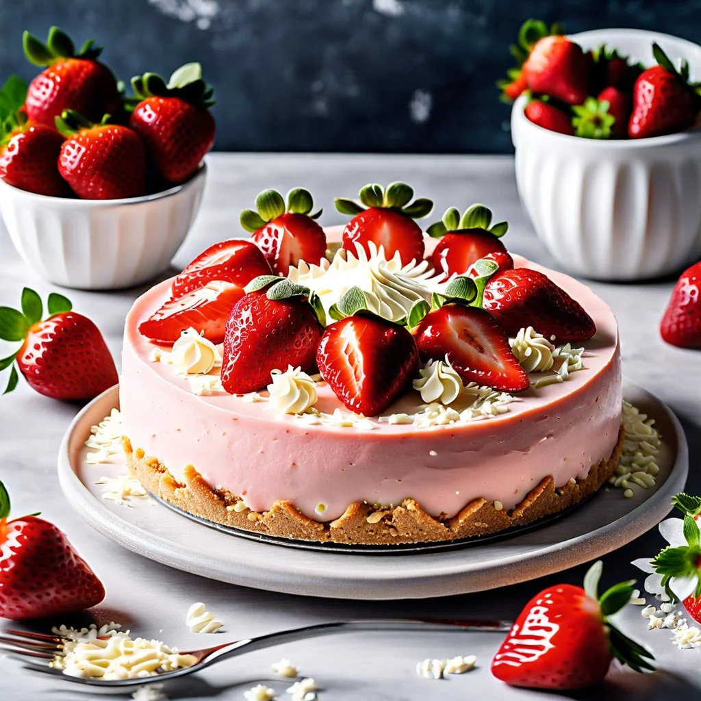15 Creative Ideas for Strawberry Cheesecake Decoration